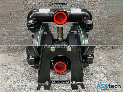 Bơm Màng Aro 666120 3eb C 1 Nhôm Santoprene Asatechvn