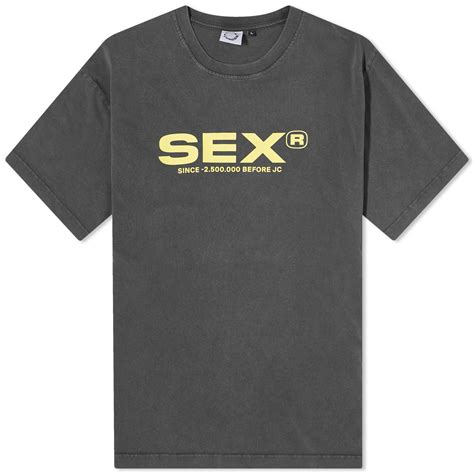 Carne Bollente Sex T Shirt Washed Black End Gb