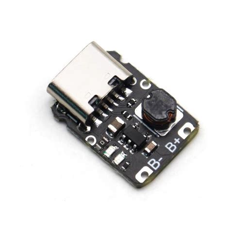 Type C口5v充放电一体3 7v 4 2v18650锂电池充电升压电源保护模块 阿里巴巴