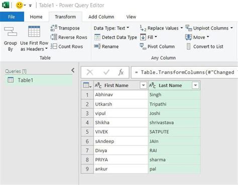 Text Modifications With Power Query In Excel Geeksforgeeks