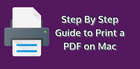 Step By Step Guide To Print A PDF On Mac Print Test Page
