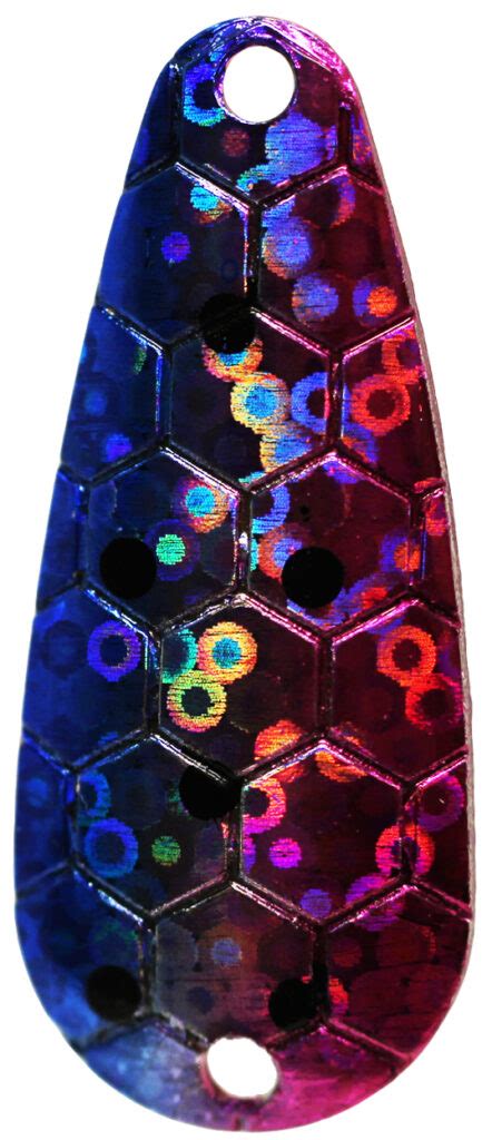 Trout Series Hex Casting Spoon Rainbow Size 2 Trout Series Hex Casting Spoon Rainbow Size 2