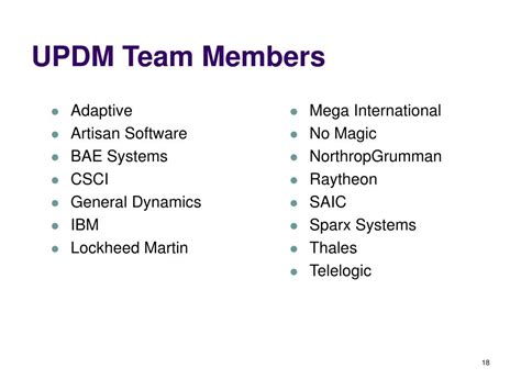 Ppt Omg Uml Profile For The Dod And Mod Architecture Frameworks Updm