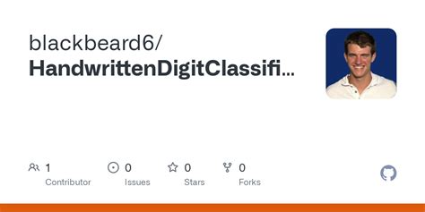 GitHub Blackbeard HandwrittenDigitClassifier