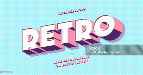 베크로 레트로 글꼴 3d 굵은 스타일 비디오 테이프에 대한 스톡 벡터 아트 및 기타 이미지 비디오 테이프 컴퓨터 글자 80 Istock