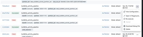Runs Page Re Execute Button Shouldnt Flip To Active Run View · Issue