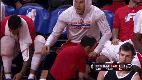The Other Paper Blake Griffin Did What To Clippers Trainer Gif