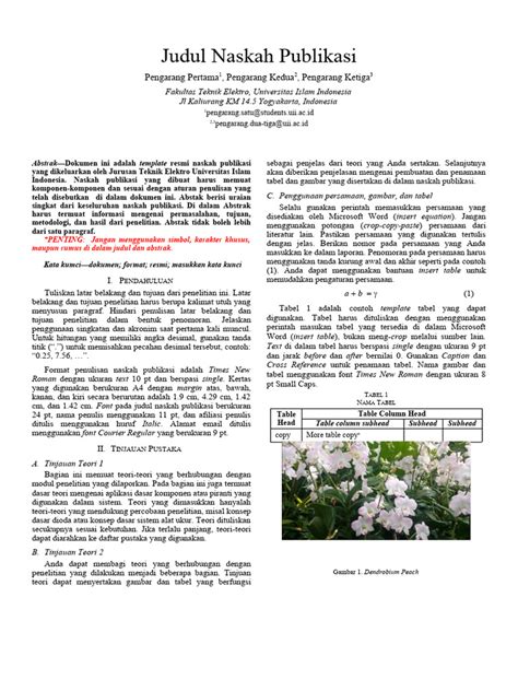 Template Naskah Publikasi V1 Pdf