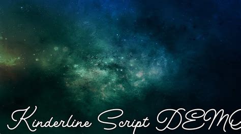 Kinderline Script DEMO Font Download Free For Desktop Webfont