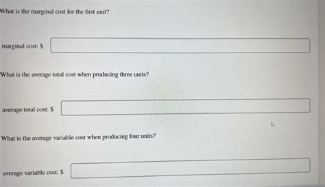 Solved Use Your Knowledge Of Cost Functions To Calculate The