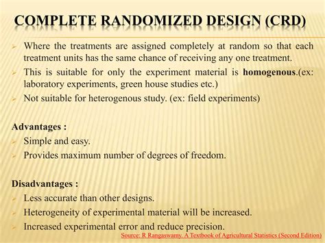 Comparison Of Crd Rbd And Lsd Pptx