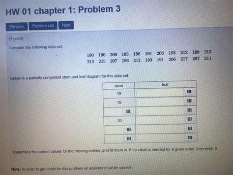 Solved Hw 01 Chapter 1 Problem 3 Previous Problem Listnext