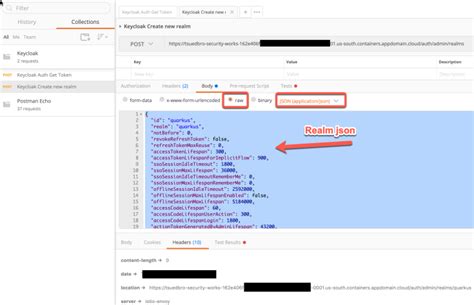 How To Create A New Realm With The Keycloak Rest Api Thomas Suedbroeckers Blog