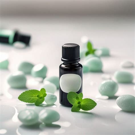 Premium Ai Image Mint Essential Oil
