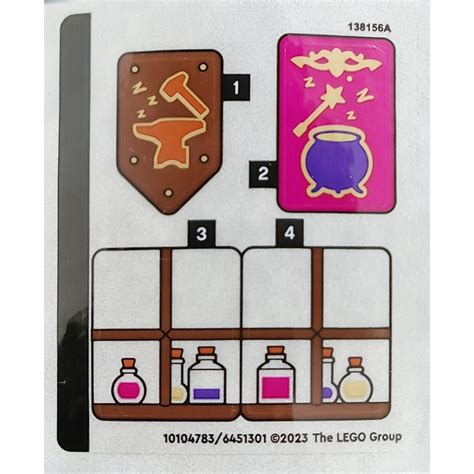 LEGO Sticker Sheet For Set Brick Owl LEGO Marketplace LEGO Sticker Sheet For Set Brick Owl LEGO Marketplace