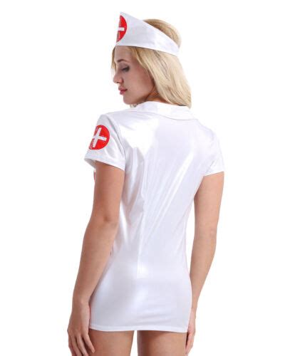 Sexy Women Nurse Doctor Uniform Outfit Costume Halloween Cosplay Fancy Dress Ebay