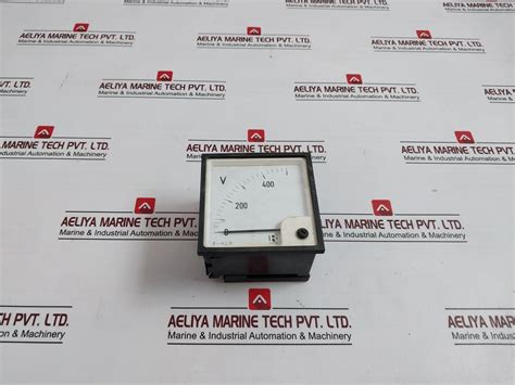 Rishabh 0 400 500v Analog Electronic Voltmeter Aeliya Marine