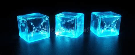 A Panoramic Background Of Digital Data Blocks In A Dark Futuristic Cyberspace Features Blue Neon