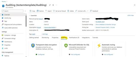 Configuration Of Azure Sql Database Auditing Sqlservercentral
