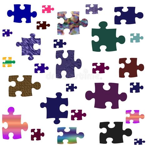Puzzle Pieces Assorted Stock Illustration Illustration Of Assorted