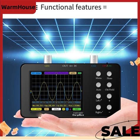 Sampling Rate Oscilloscope Digital Oscilloscope 50m Sampling Rate High Performance Handheld
