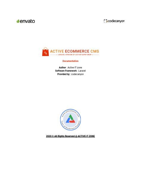 Active Ecommerce Cms Documentation Pdf Php Cyberspace
