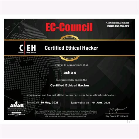 Ceh Cybersecurity Ethicalhacking Gratitude Lifelonglearning Asha