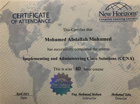 Mohamed El Salamony On Linkedin Thanks To Allah Complete Ccna Course