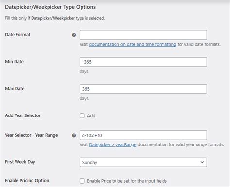 Product Input Fields Settings All Products Field 1 Documentation