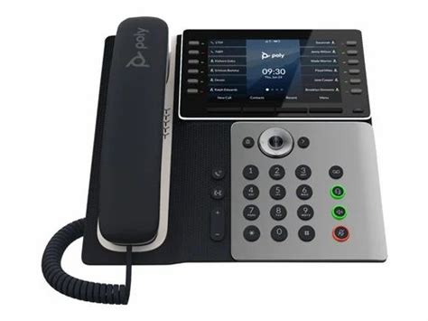 Black Bluetooth Connectivity Poly Edge E Series Business DESK IP Phone At Best Price In