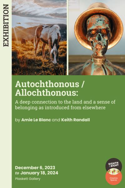 Autochthonous Allochthonous Massey Theatre