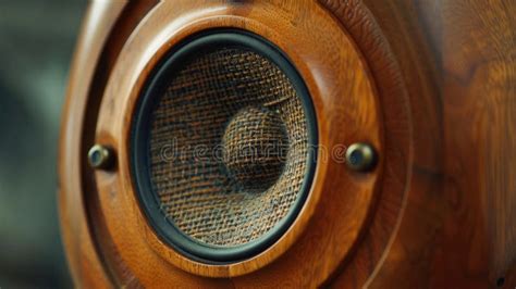 Close Up Speaker In Retro Style Stock Image Image Of Woofer Radio 326378153