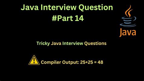 Tricky Java Interview Questions Java Interview Question Part 14 Youtube