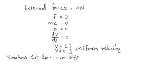 solved 1 an object experiences a net zero external unbalanced force