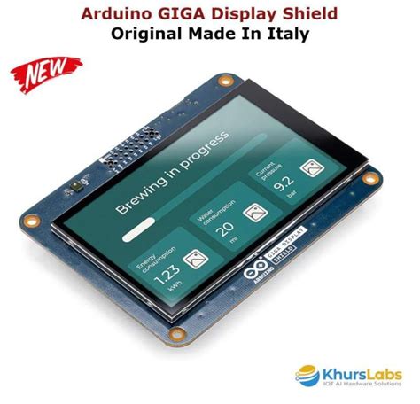 jual arduino giga display shield original made in italy di seller