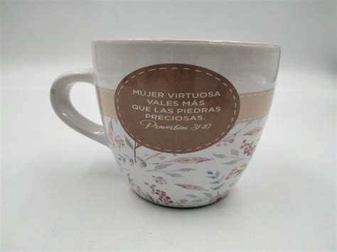 Taza Floral Mujer Virtuosa Gifts Light Comprar