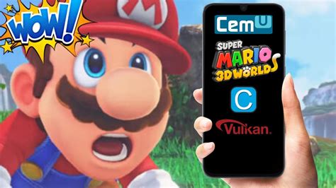 Super Mario 3d World Cemu Emulator Android Vulkan Renderer Youtube