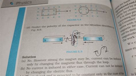 F Physics FIGURE D Predict The Polarity Of The Capacitor In The Sit