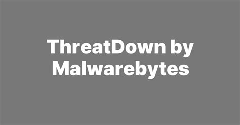 Resources Threatdown By Malwarebytes