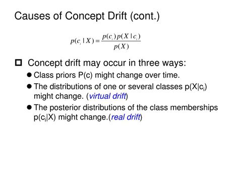 Ppt Learning Under Concept Drift An Overview Powerpoint Presentation