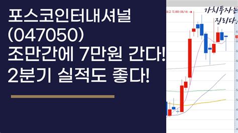 포스코인터내셔널 조만간에 7만원 간다 2분기 실적도 좋다 Youtube