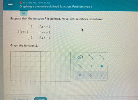 Solved O Graphs And Functions Graphing A Piecewise Defined
