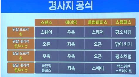 골프 황금열쇠 골프 필드 경사지 공식 헷갈리면 작게 프린트해서 모자 창 안쪽에 붙여두고 컨닝페이퍼로