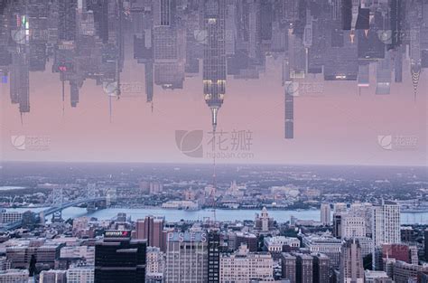 晚上的美国城市