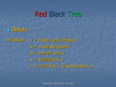 struktur data 06 red black tree ppt free download