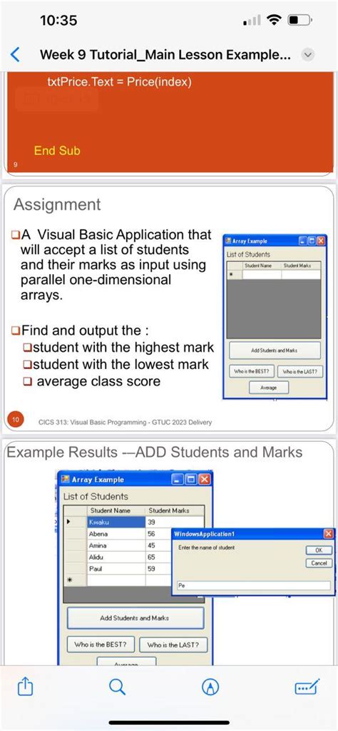 Solved Assignment A Visual Basic Application That Will Chegg
