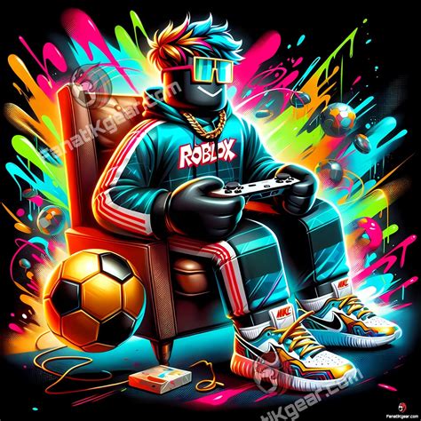 Roblox Print Roblox Poster Jeu Vid O Soccer Cartoon Print Roblox Svg