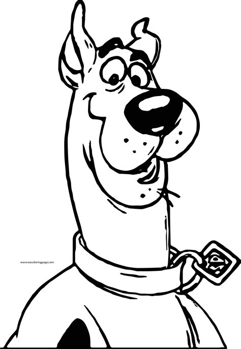 Scooby Doo Cute Coloring Page Wecoloringpage Com