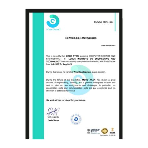 Mohd Ayan On Linkedin Internshipcomplete Codeclause Webdevelopment