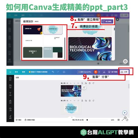 如何用canva生成精美的ppt 台灣最大ai教學網站